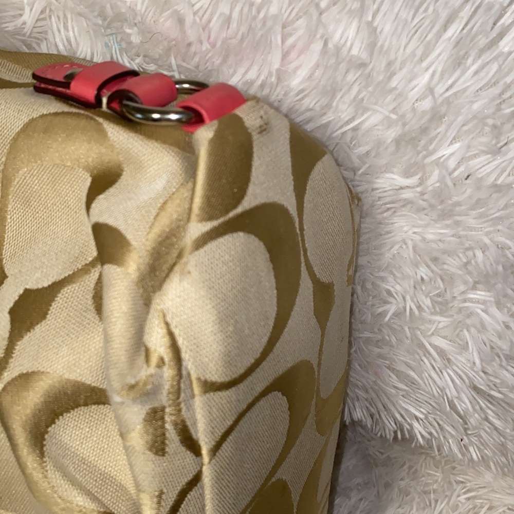 Coach Signature Duffle Hobo Bag F15067 - Gem